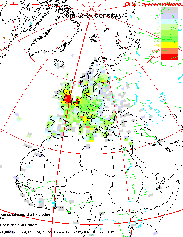 UKSMG QRA Density Maps - Europe